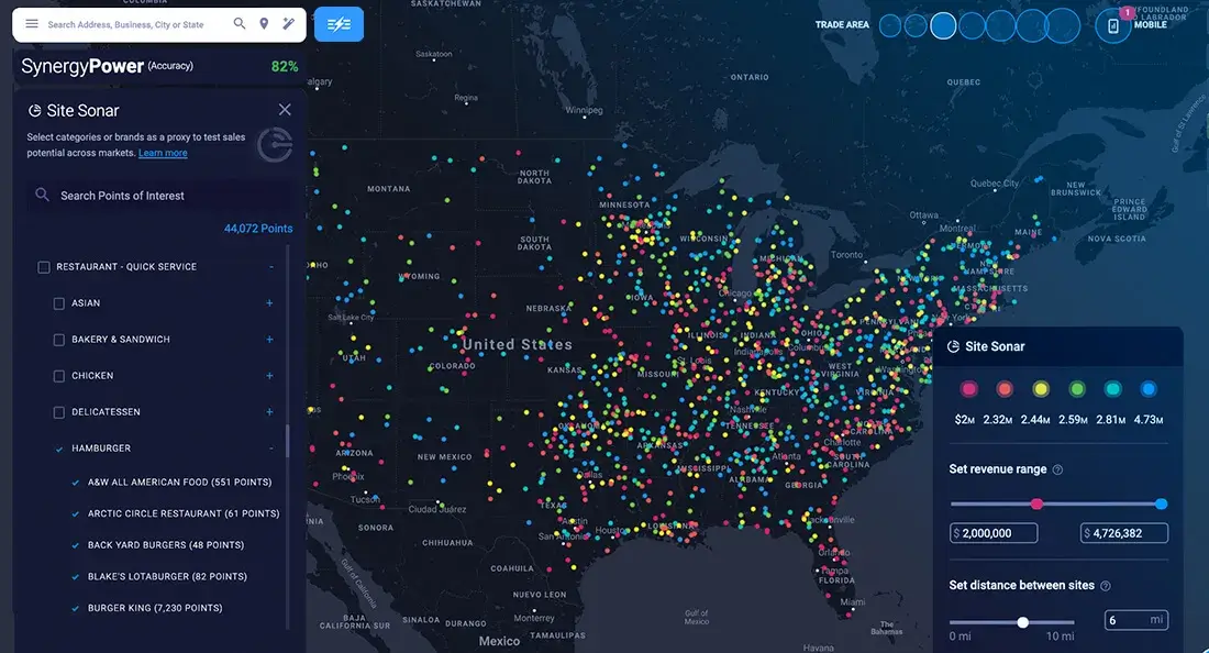 White-space analysisLocation intelligence software for multi-unit ...